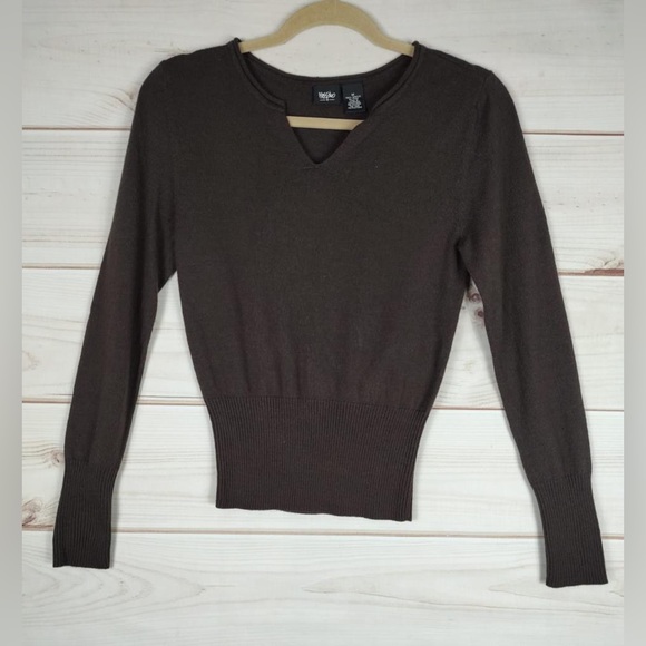 Mossimo Supply Co. | Sweaters | Mossimo M Sweater Womans Brown Pullover ...